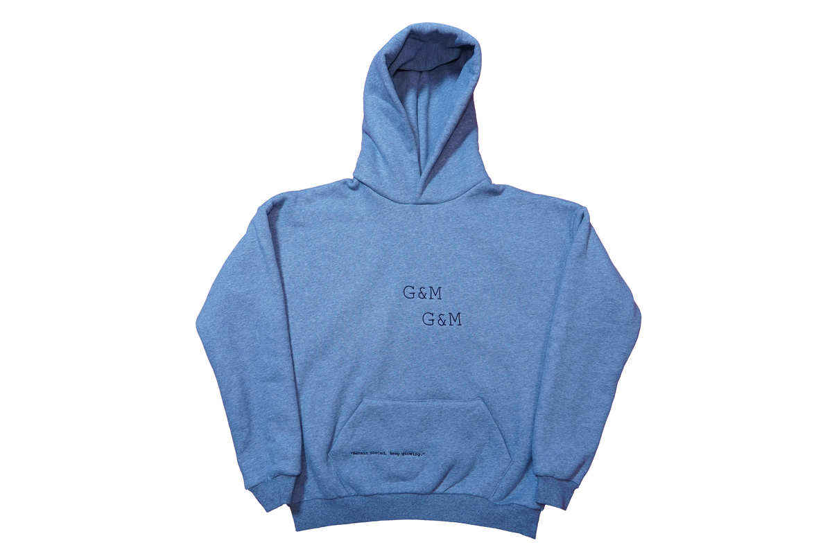 "Stay Rooted" Hoodie (Cool Grey) – Growth & Maintenance